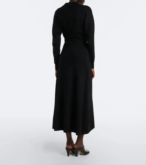 Altuzarra Ellington Gathered Midi Dress