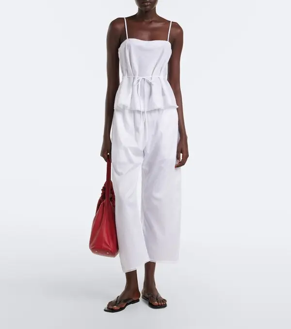 LESET Yoko Cotton Poplin Pants