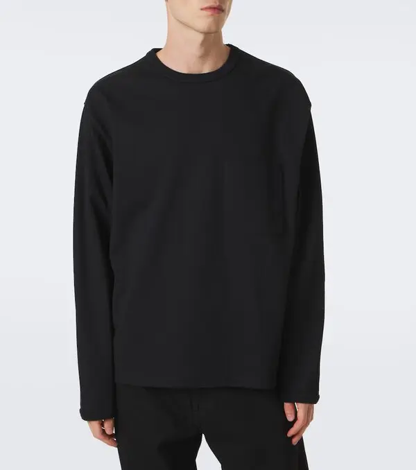 LEMAIRE Cotton Jersey T-shirt - Black