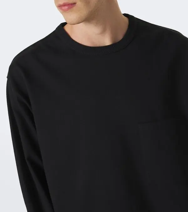 LEMAIRE Cotton Jersey T-shirt - Black