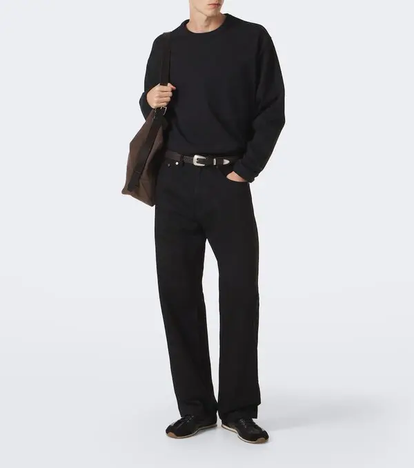 LEMAIRE Cotton Jersey T-shirt - Black