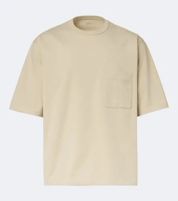 LEMAIRE Cotton Jersey T-shirt - Beige