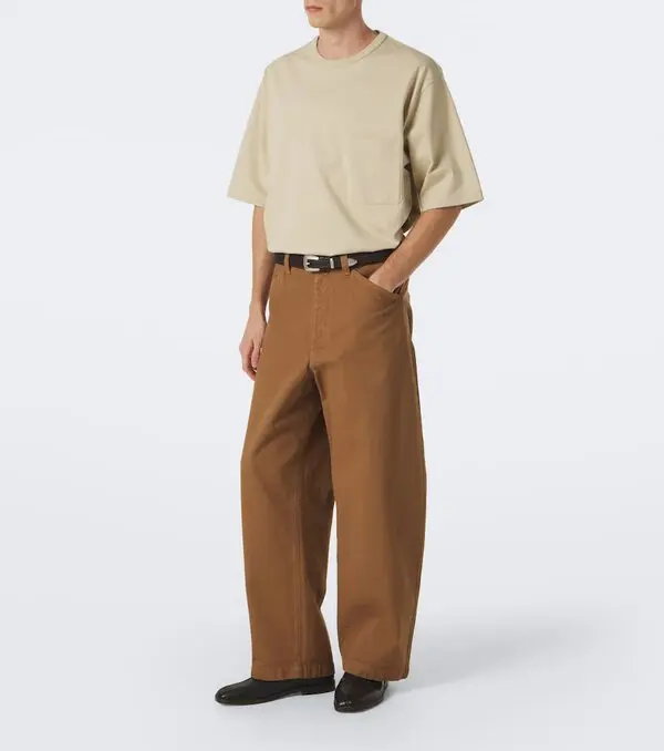 LEMAIRE Cotton Jersey T-shirt - Beige