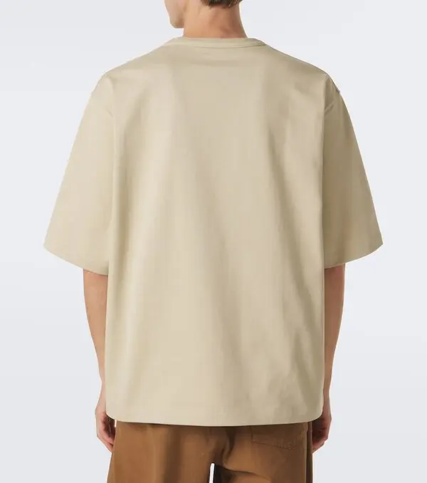 LEMAIRE Cotton Jersey T-shirt - Beige