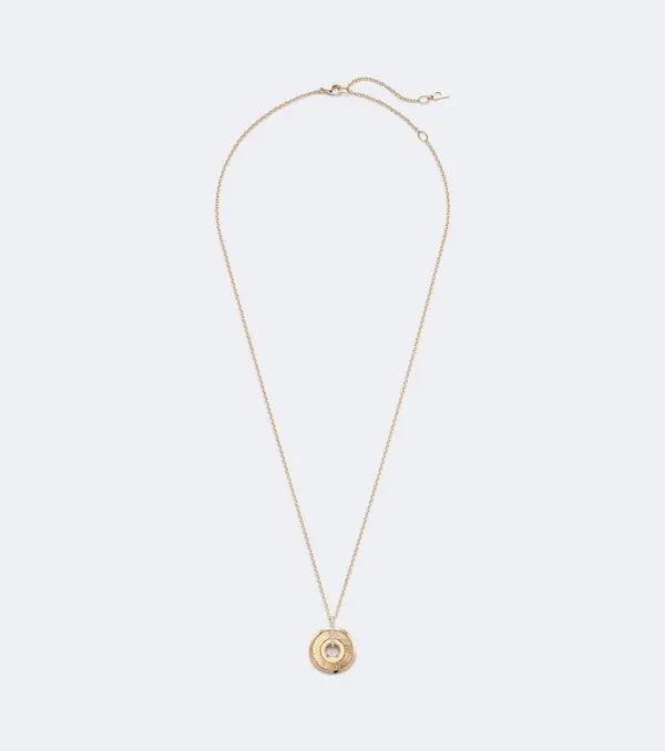 PIAGET Possession Decor Palace 18kt Rose Pendant Necklace With Diamonds - Gold