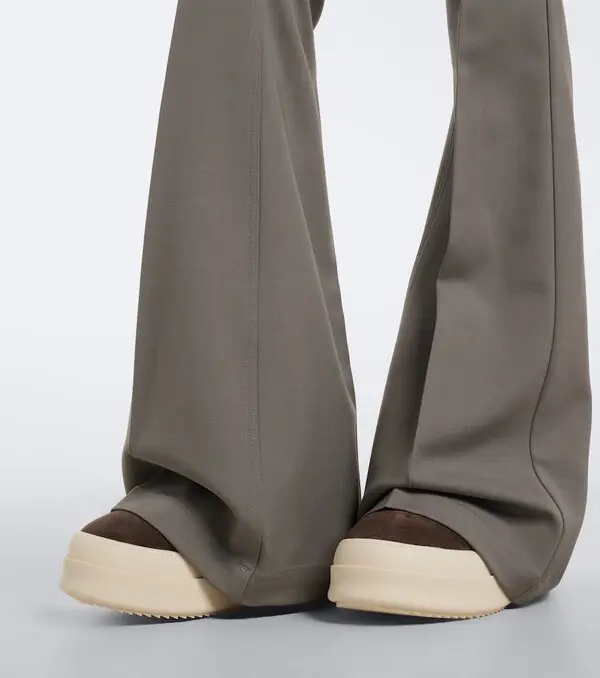 Rick Owens Mega Bumper Suede Ankle Boots