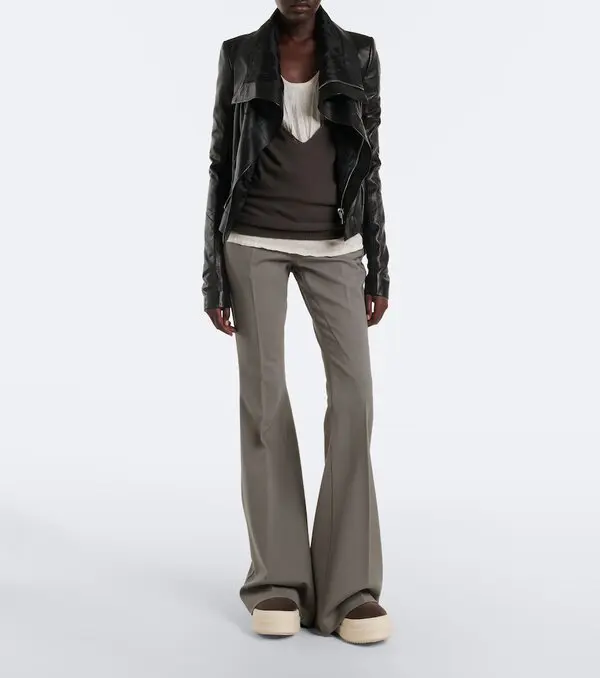 Rick Owens Mega Bumper Suede Ankle Boots