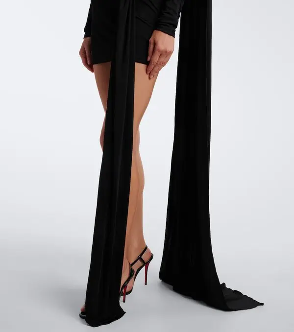 David Koma Embellished One-shoulder Minidress
