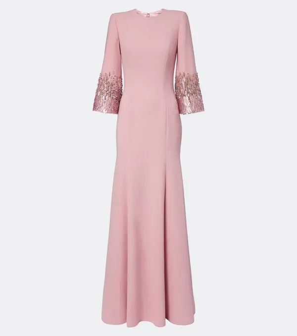 Jenny Packham Anita Embellished Gown - Pink