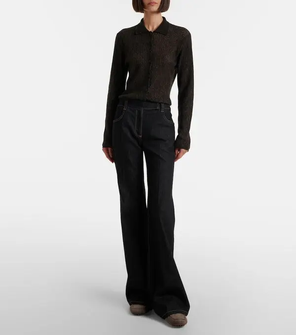 Brunello Cucinelli Monili Straight Jeans