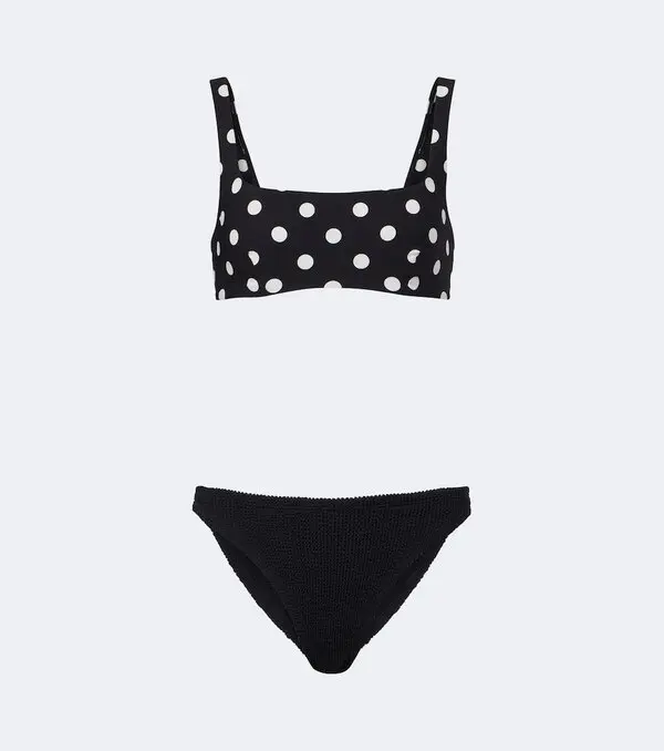 Hunza G Colette Polka-dot Bikini