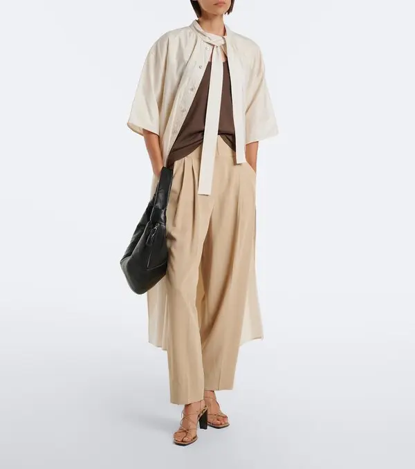 LEMAIRE Ribbed-knit Cotton Tank Top - Brown