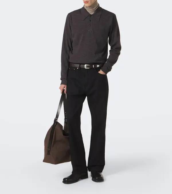 LEMAIRE Wool Polo Sweater