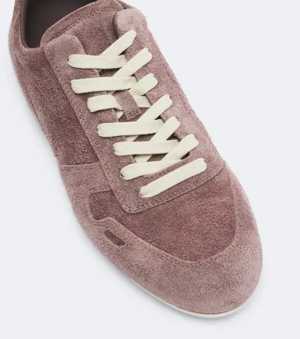 Rick Owens Suede Lace-up Sneakers