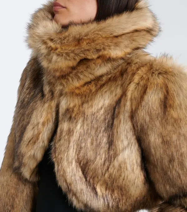 David Koma Cropped Turtleneck Jacket