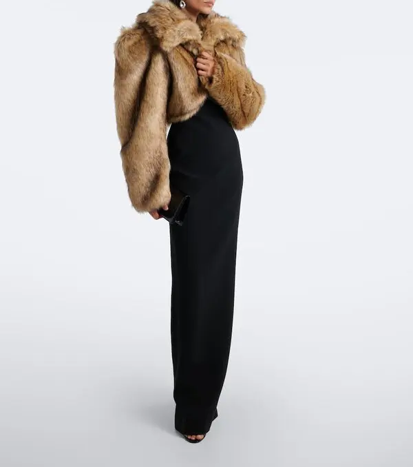 David Koma Cropped Turtleneck Jacket