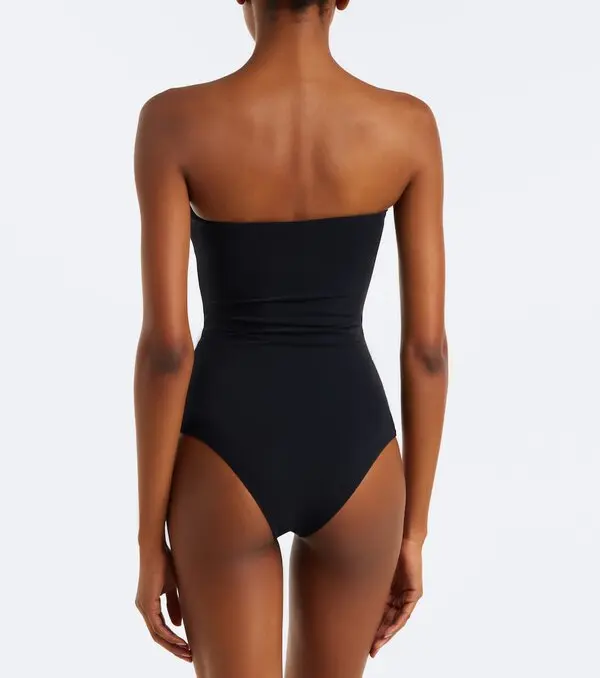 Magda Butrym Floral Appliqué One-piece Swimsuit