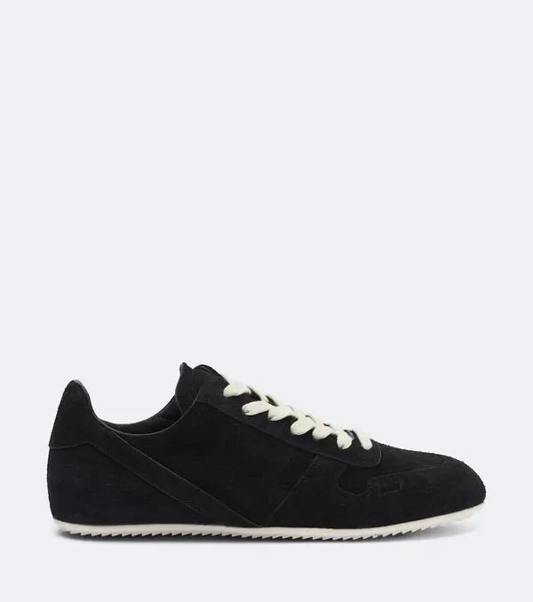 Rick Owens Suede Lace Up Sneakers