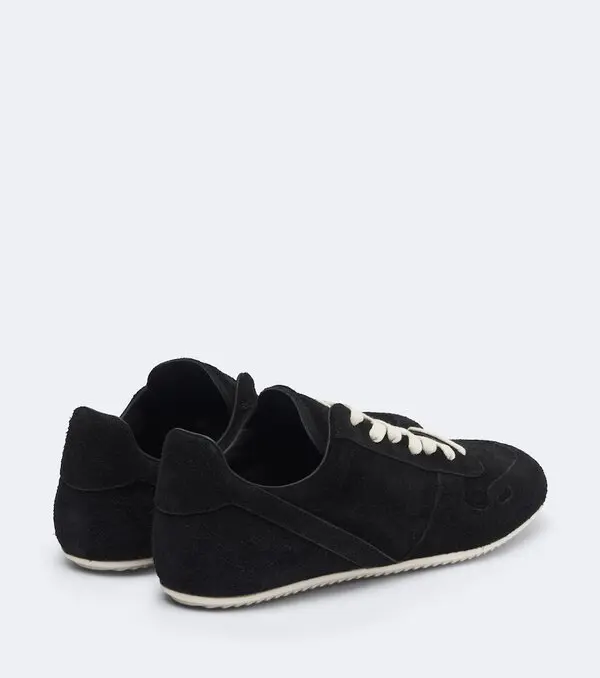 Rick Owens Suede Lace Up Sneakers
