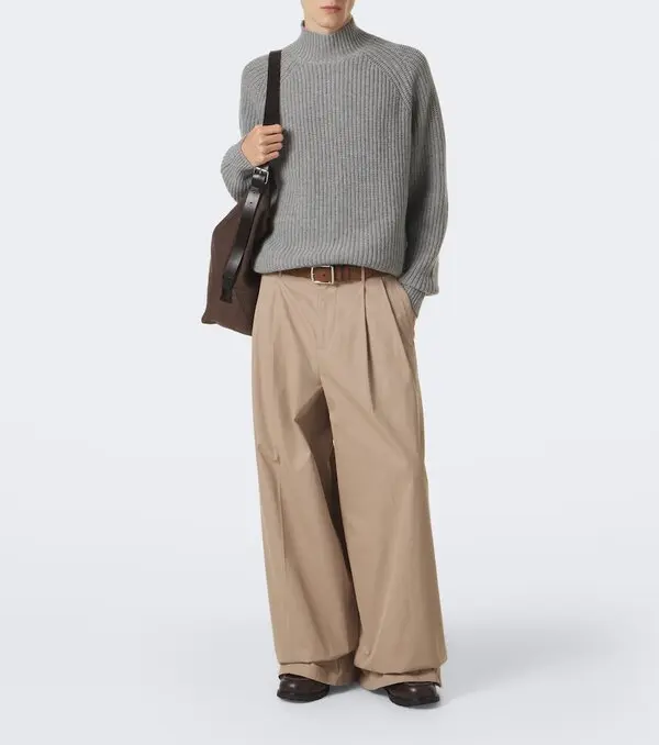 ALLUDE Wool And Cashmere Turtleneck Sweater