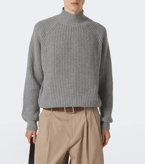 ALLUDE Wool And Cashmere Turtleneck Sweater