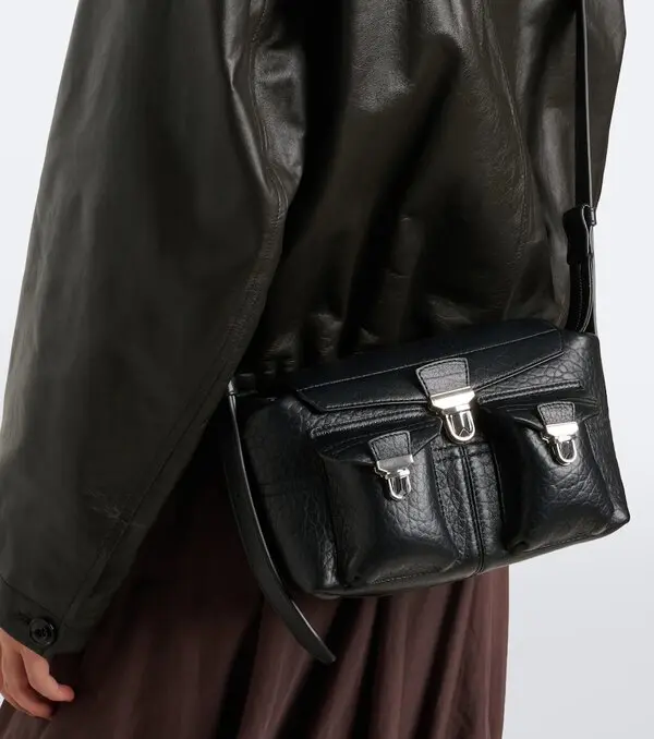 LEMAIRE Gear Leather Shoulder Bag