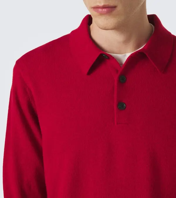 Sunspel Cashmere Polo Sweater