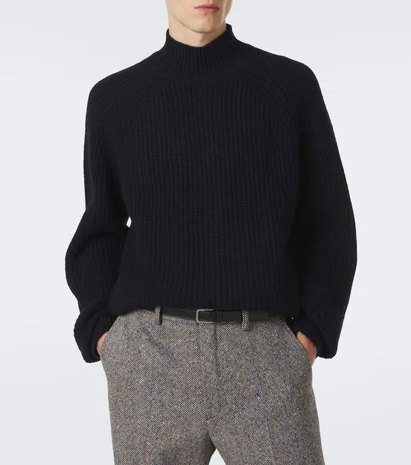 ALLUDE Wool And Cashmere Turtleneck Sweater
