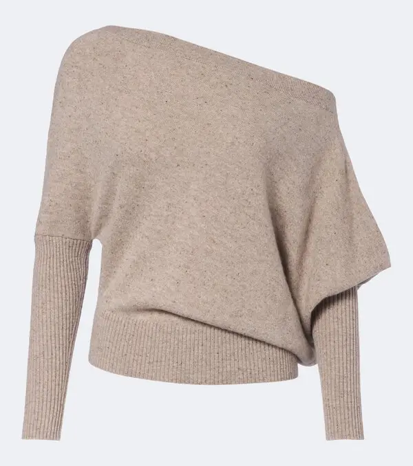 Altuzarra Paxi Asymmetric Cashmere Sweater - Brown
