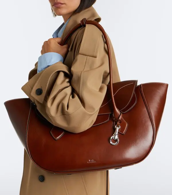Polo Ralph Lauren Leather Tote Bag