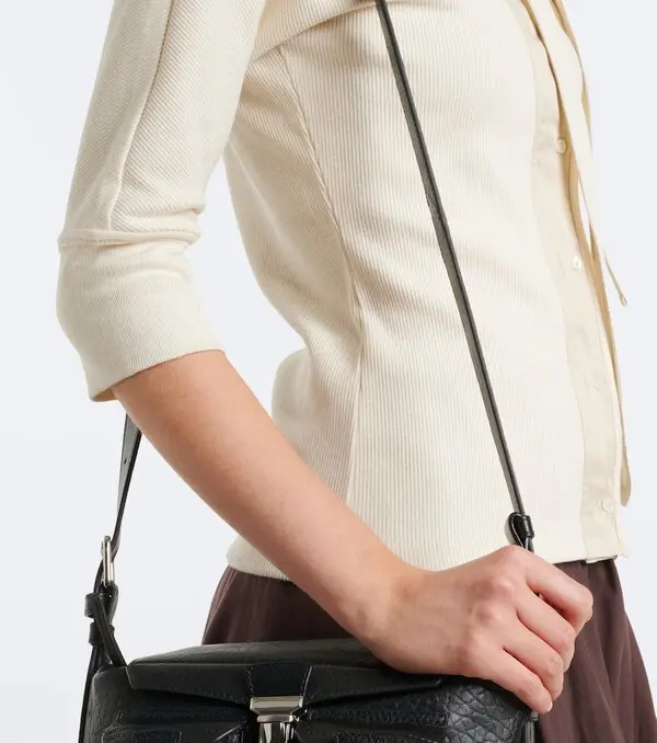 LEMAIRE Ribbed-knit Cotton And Linen Top - Beige