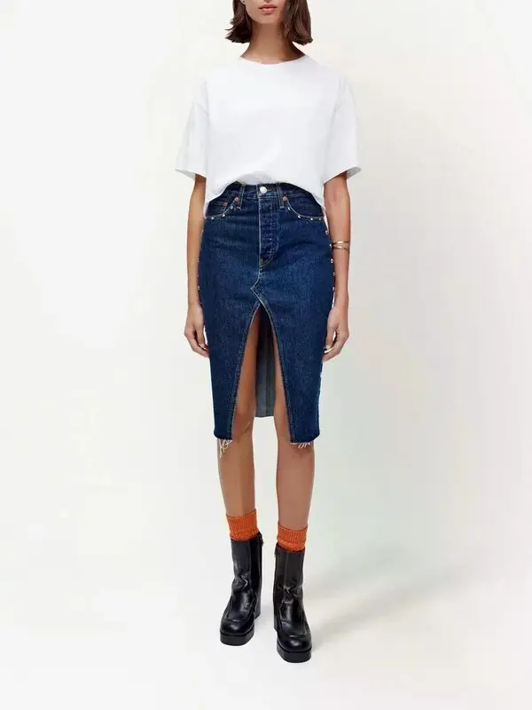 RE/DONE Cropped Supima Cotton T-shirt
