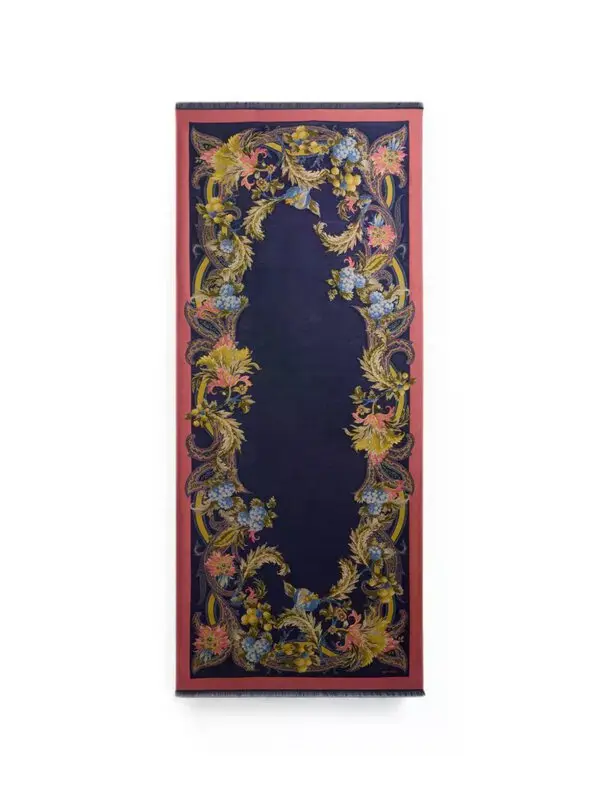 Etro Paisley-print Scarf - Blue