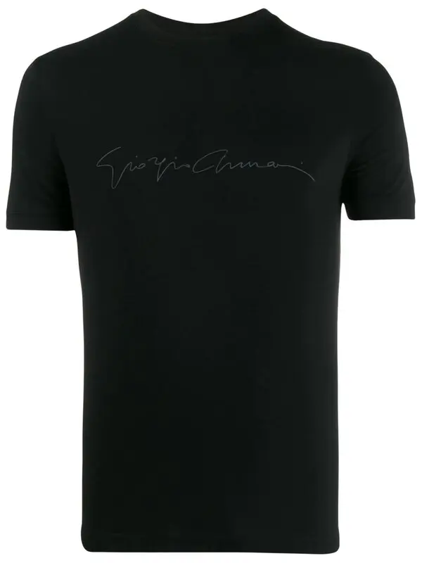 Giorgio Armani Signature T-shirt - Black