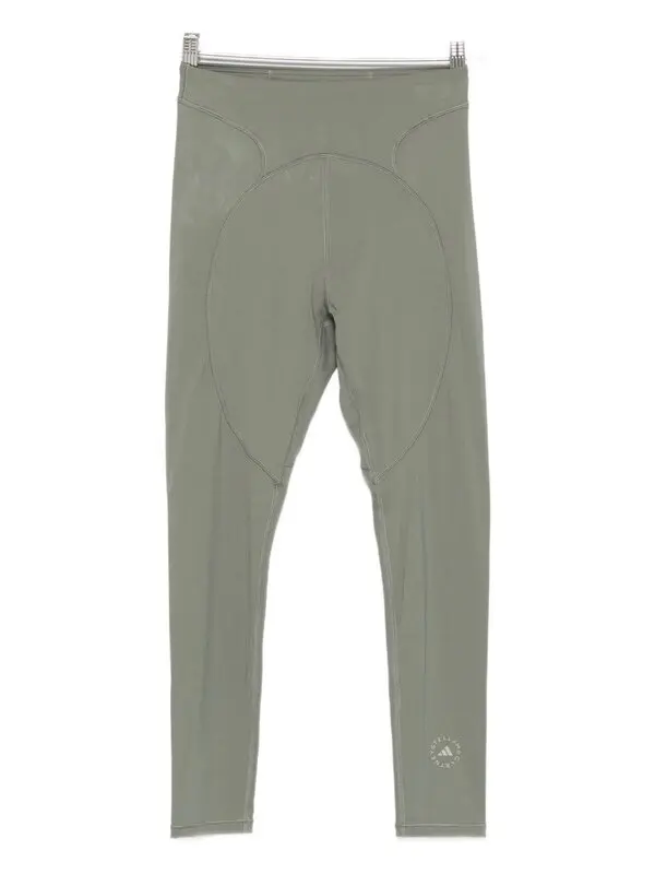 Adidas By Stella McCartney Logo Leggings - Green