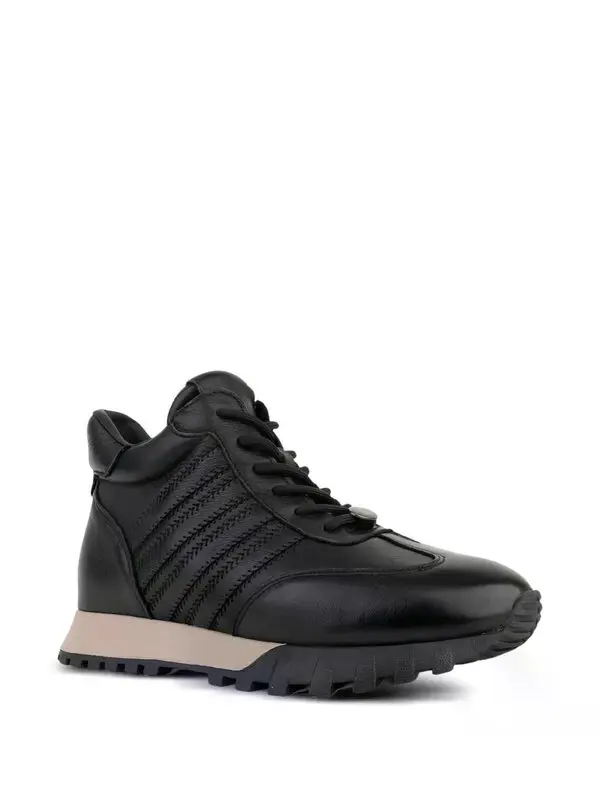 LINDA BAUMANN Quilted High-top Sneakers