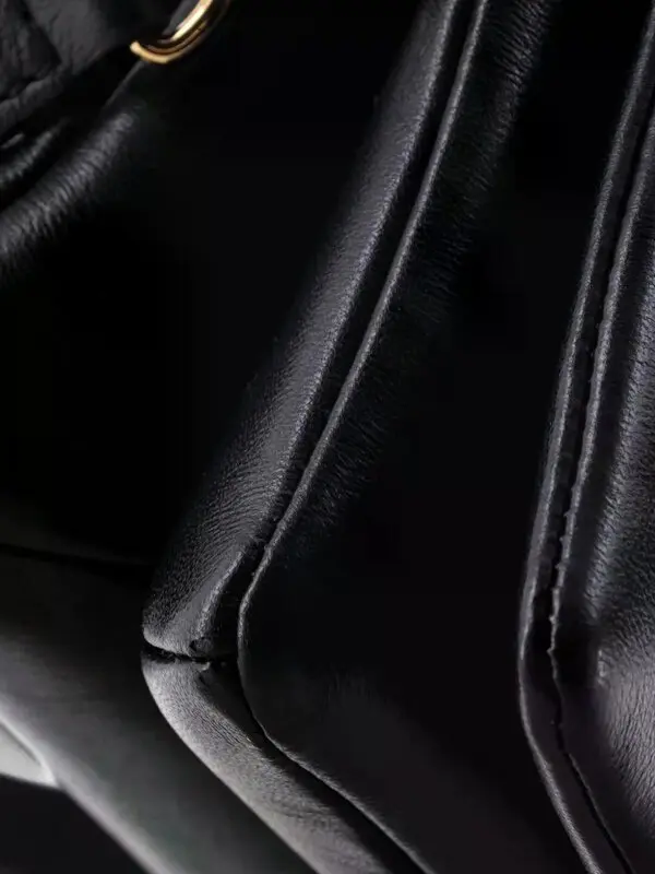 LOUIS VUITTON Convertible Coussin Monogram Embossed Lambskin Shoulder Bag - Black
