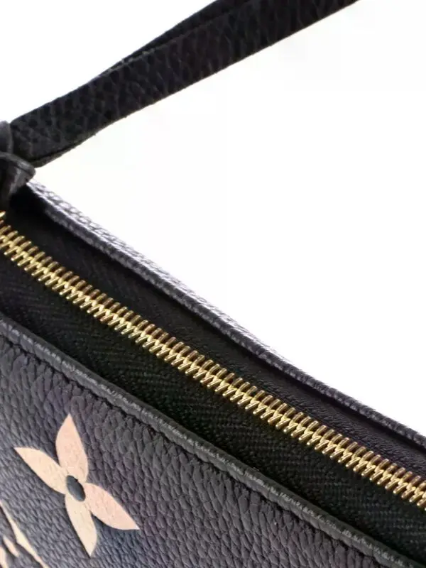 LOUIS VUITTON Pochette Accessoires Bicolor Monogram Empreinte Giant Mini Clutch Bag