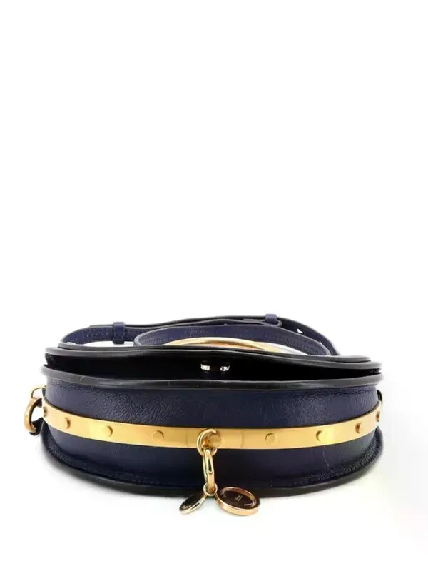 Chloé Nile Leather Mini Crossbody Bag - Blue
