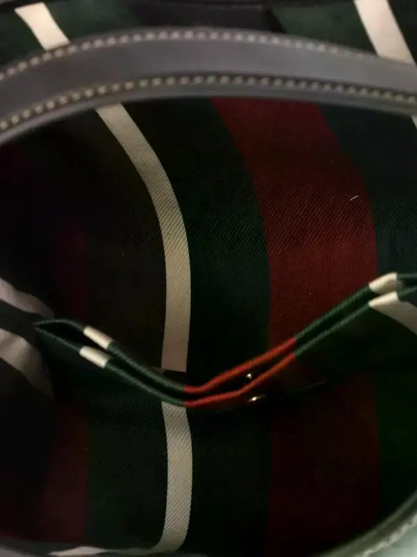 Gucci Gg Emblem Gg Coated Canvas Small Bucket Bag