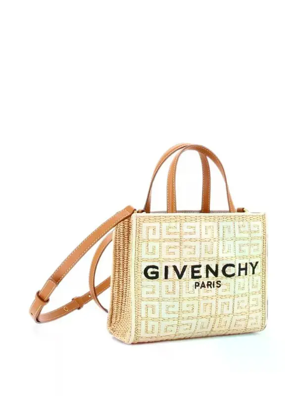 Givenchy G-tote 4g Raffia Mini Satchel