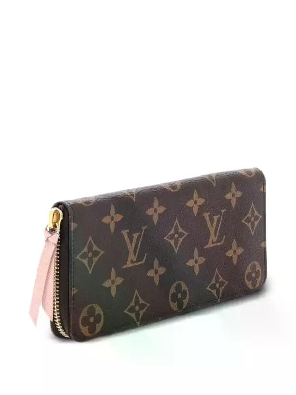 LOUIS VUITTON Clemence Wallet Monogram Canvas Small Wallets