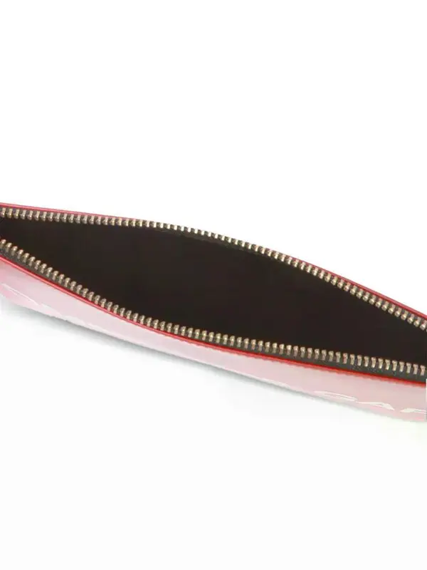 Comme Des Garçons Logo-print Leather Pouch