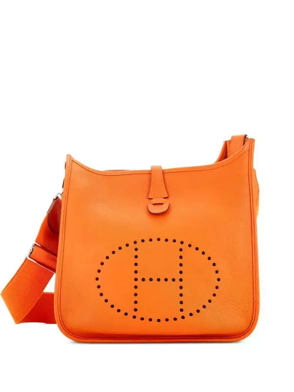 Hermès Evelyn Bag Gen Iii Clemence Pm Crossbody Bag - Orange
