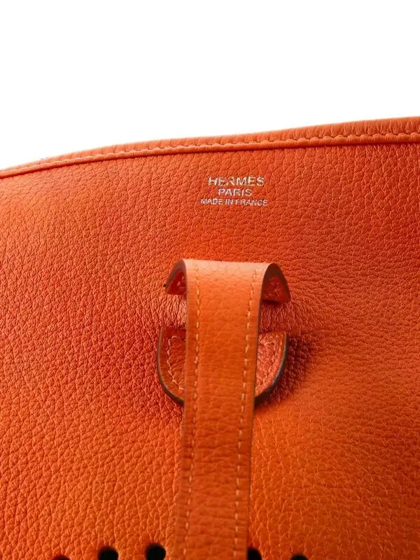 Hermès Evelyn Bag Gen Iii Clemence Pm Crossbody Bag - Orange