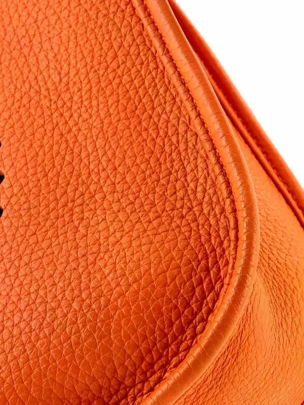 Hermès Evelyn Bag Gen Iii Clemence Pm Crossbody Bag - Orange