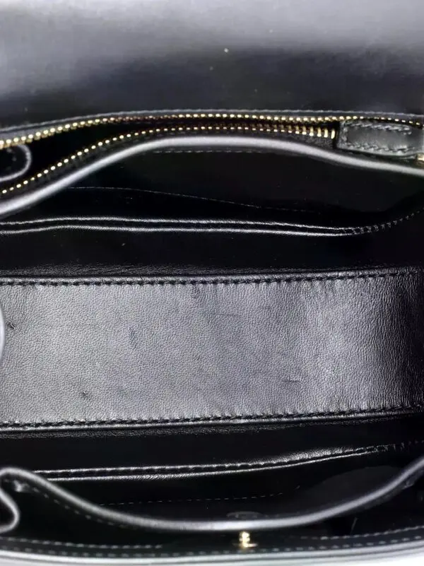 Gucci Bamboo 1947 Leather Small Satchel - Black