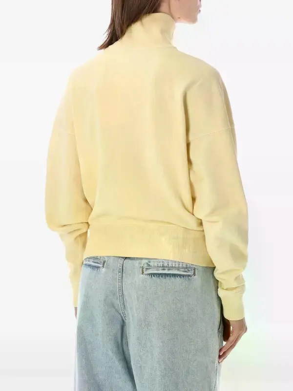 MARANT ETOILE Quarter-zip Sweatshirt - Yellow