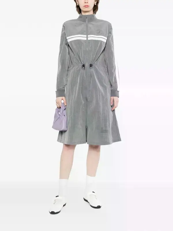 AGNES B. Ribstop Zip Track Dress