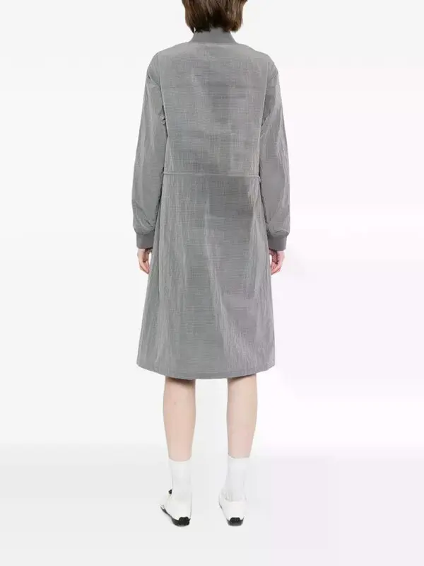 AGNES B. Ribstop Zip Track Dress